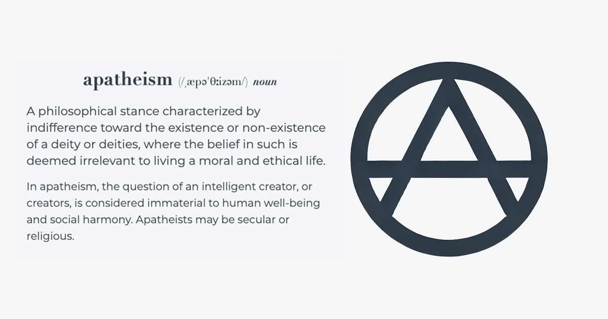 Apatheism, FYI